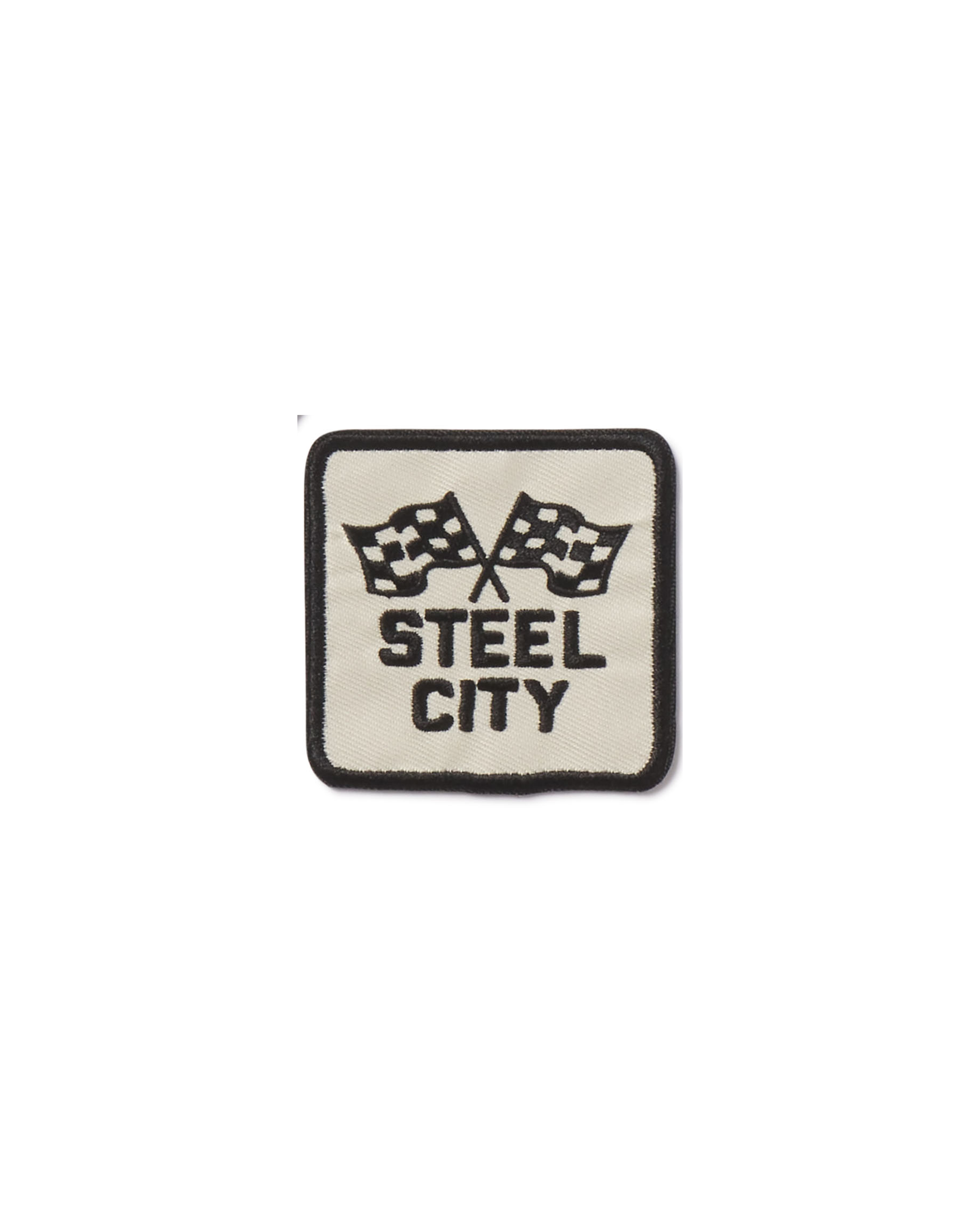 Race Flag Patch | Steel City Brand | Apparel Accessories
