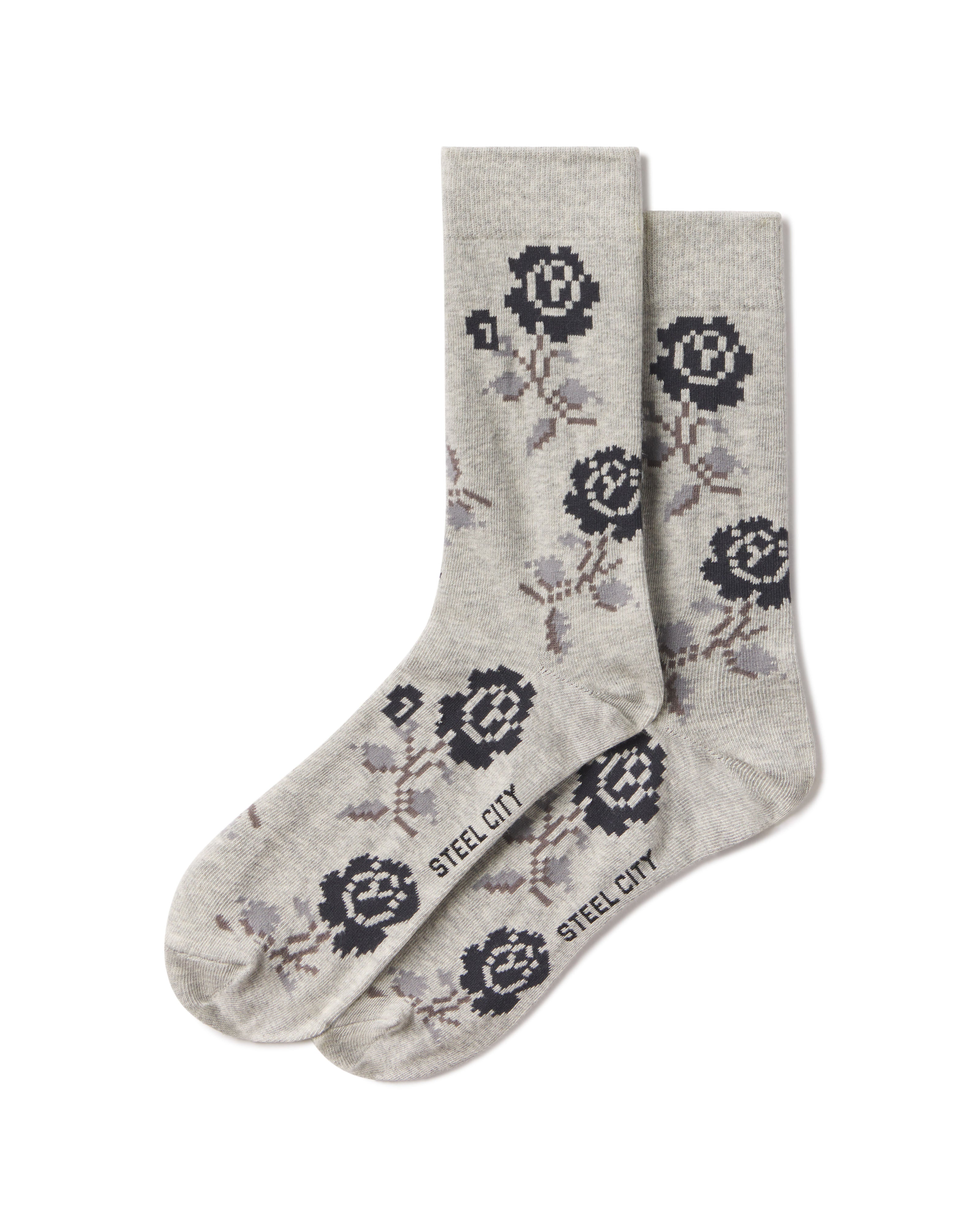 Black Roses Socks | Steel City Brand |Graphic Socks | Great Gifts