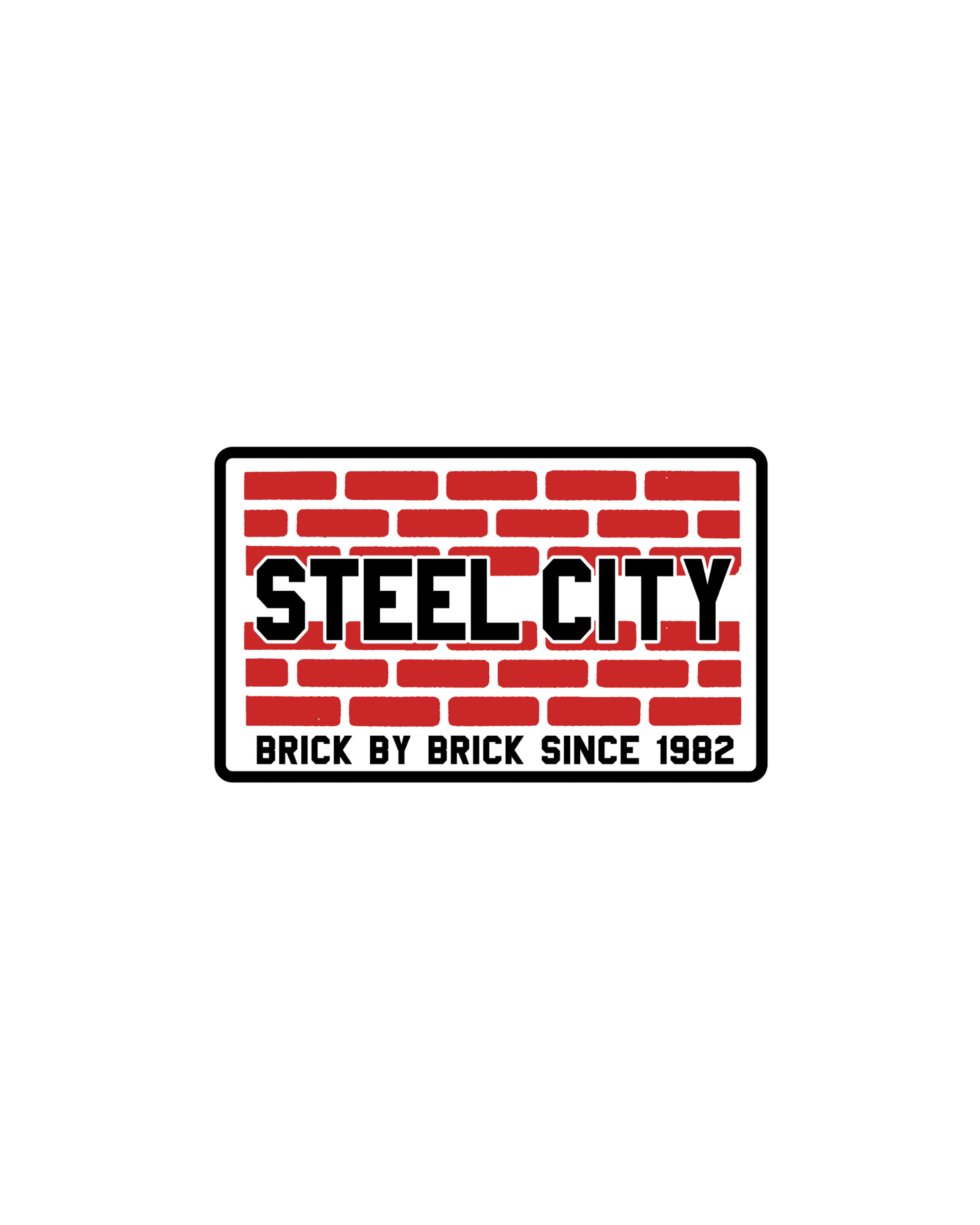 Brick Sticker | Steel City Brand | Graphic Sticker | Accessories