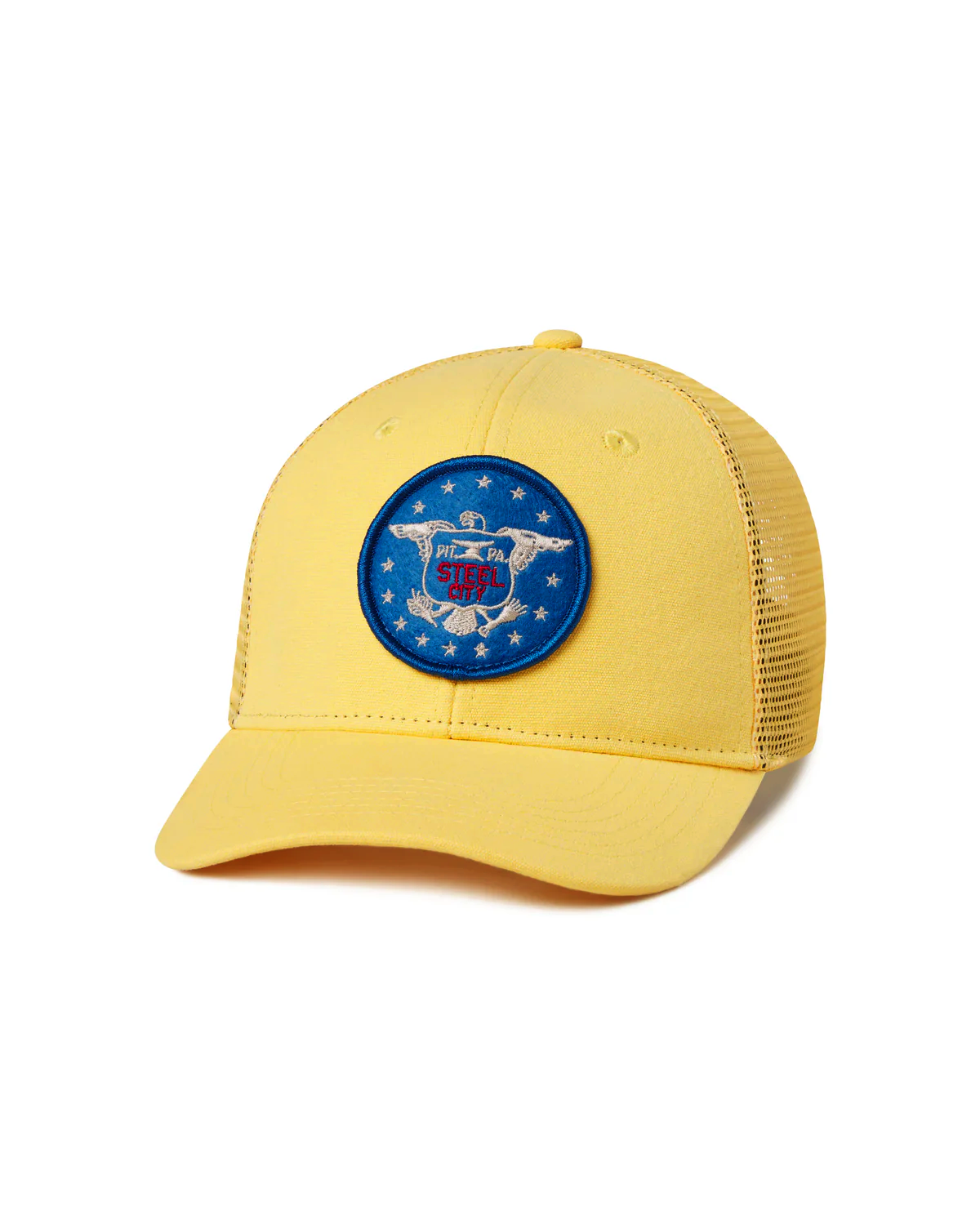 Eagle Star Yellow Trucker Hat | Snapback | Steel City Clothing Brand