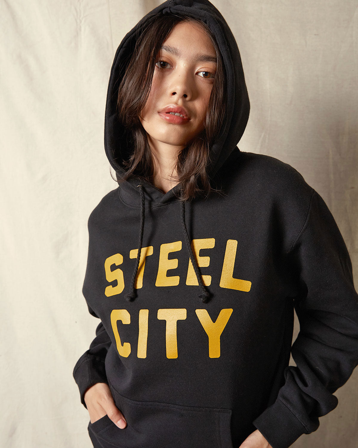 Steel City Logo Pullover Hoodie | Vintage Pittsburgh Sweatshirt