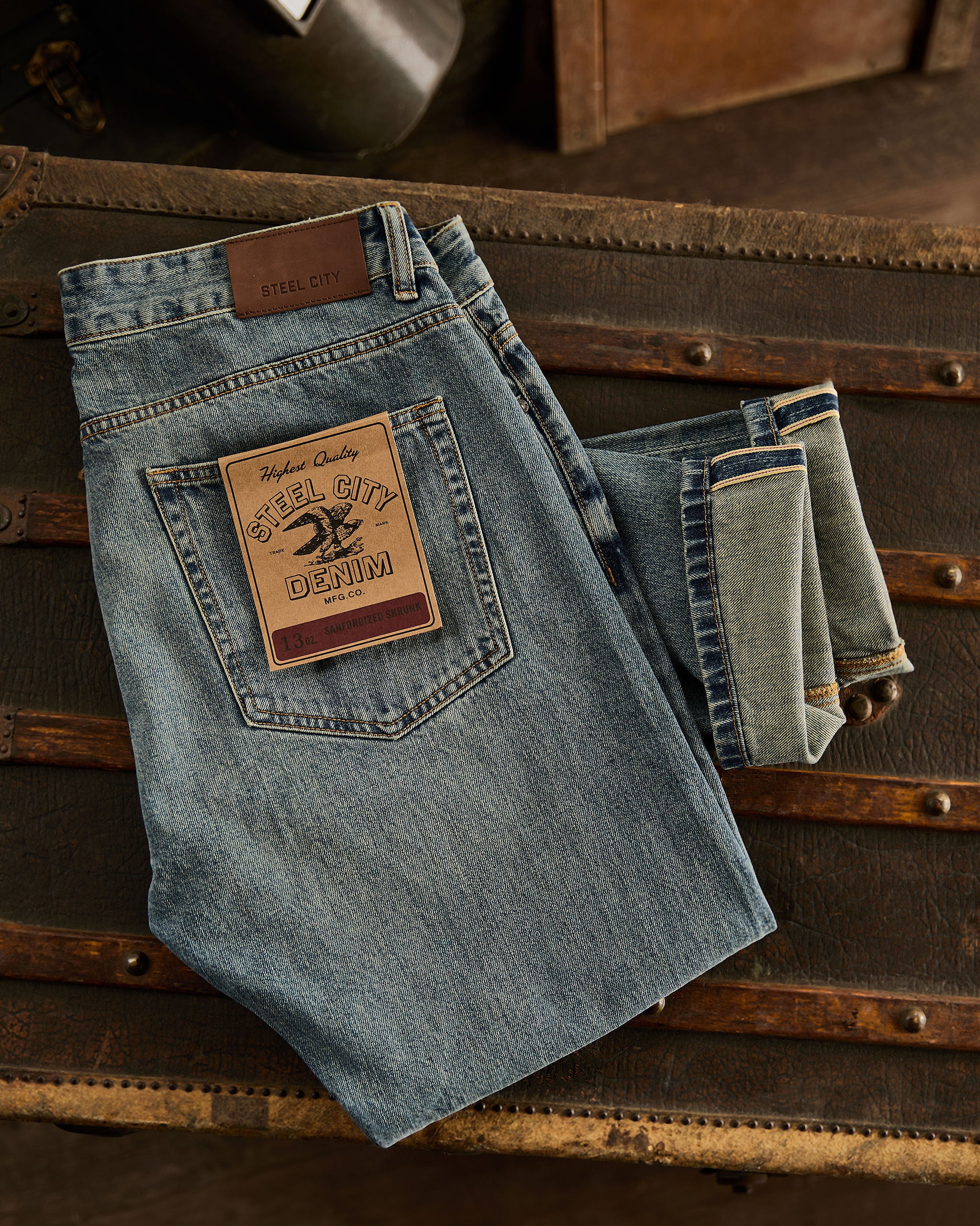 Standard Selvedge Denim Jean Pant | Steel City Brand | Pants | Bottoms
